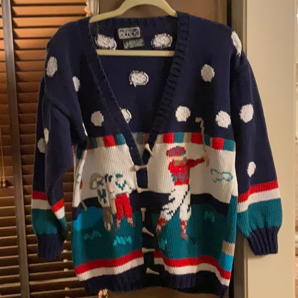BEREK, New York | Sweaters | Vintage Berek Hand Knitted Golf Theme ...
